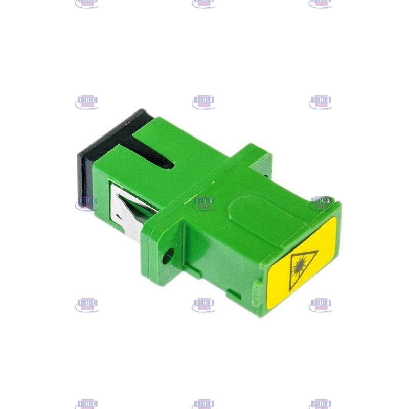 Raccord simplex monomode SC/APC avec couvercle de protection | THD OPTIC